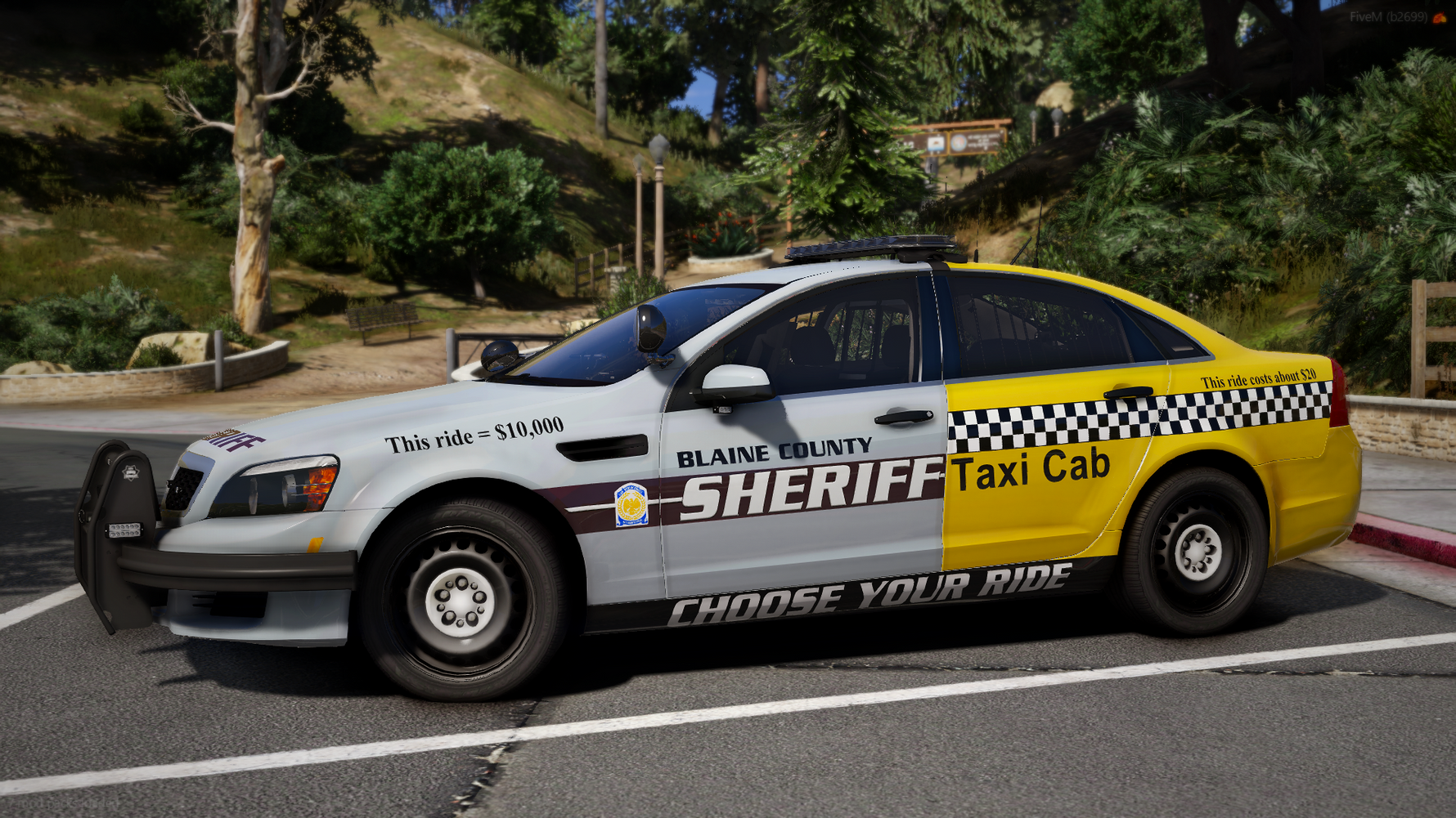 Sheriff Taxi Livery Pack #01 – TrooperCorentin